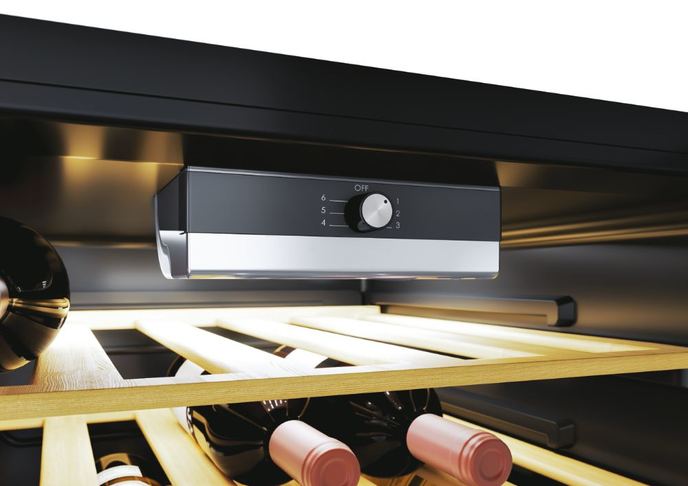 CWC 150 MH Cantinetta Vino Frigo 41 Bottiglie 6 ripiani Larghezza 49 cm Classe G, 49x55x84.5 cm ...